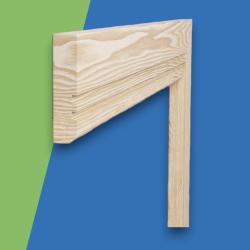 Edge Grooved 2 Pine Skirting Board