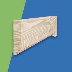 Large Stepped Pine Architrave