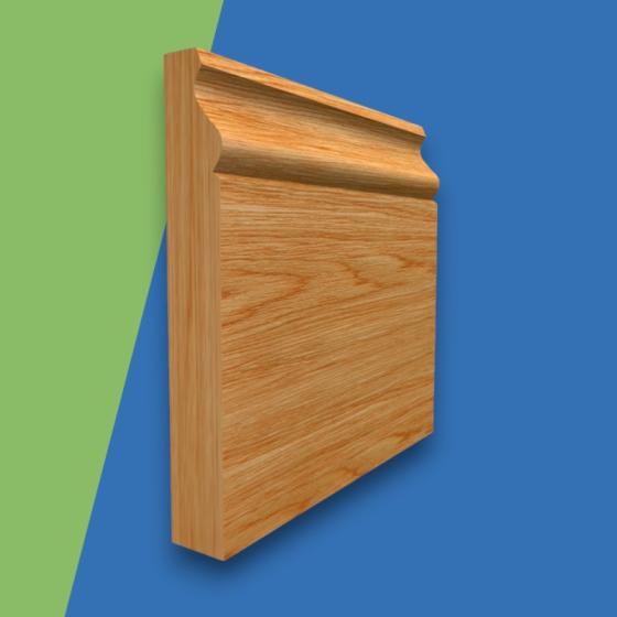 Ovolo Mini Solid Oak Skirting Board