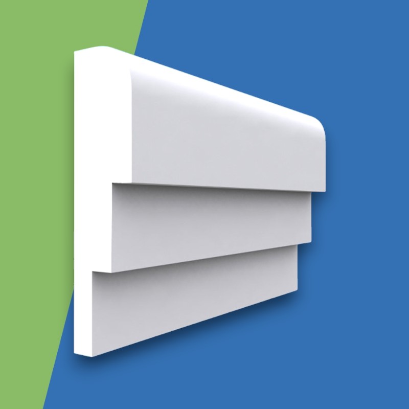 Large Stepped MDF Dado Rail