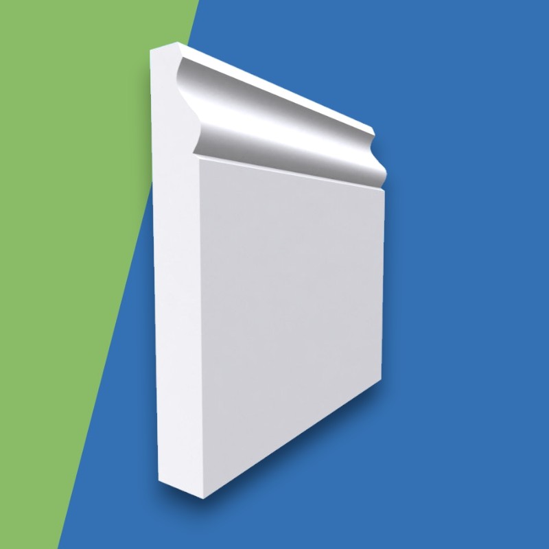 Ovolo Mini MDF Skirting Board