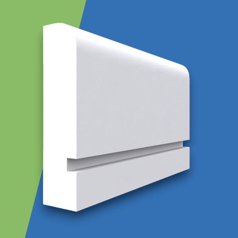 Square Edge Grooved MDF Dado Rail